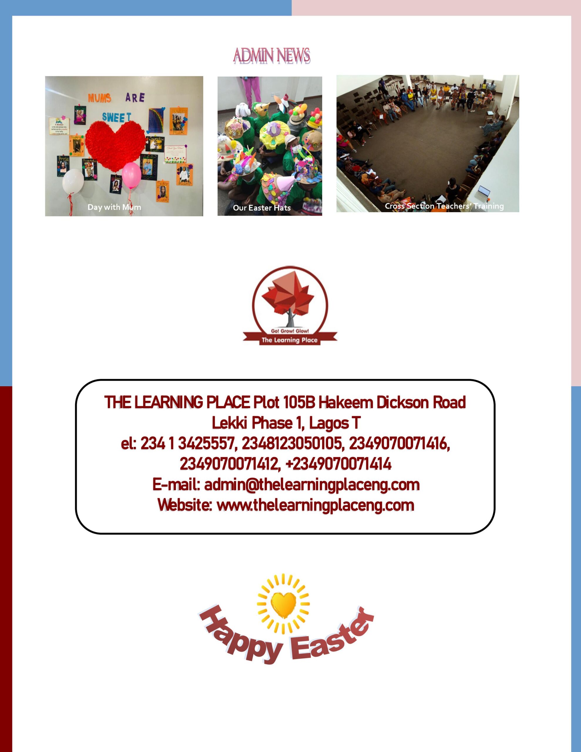 NEWS & EVENTS - The Learning Place School - Lekki Lagos